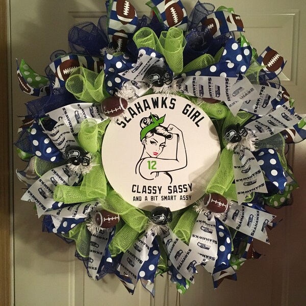 NFL Seattle Seahawks Ribbon, 2-1/2", 9 Feet , Licensed by Offray - Etsy