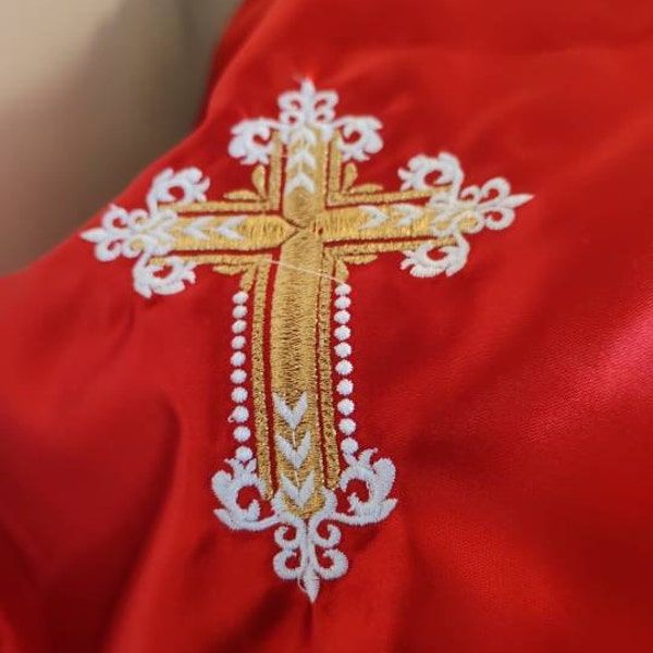 Elegant Cross Machine Embroidery Designs 3 Sizes - Etsy