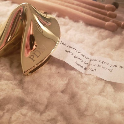 Engraved Fortune Cookie Keepsake, Custom Party Favor, Personalized ...