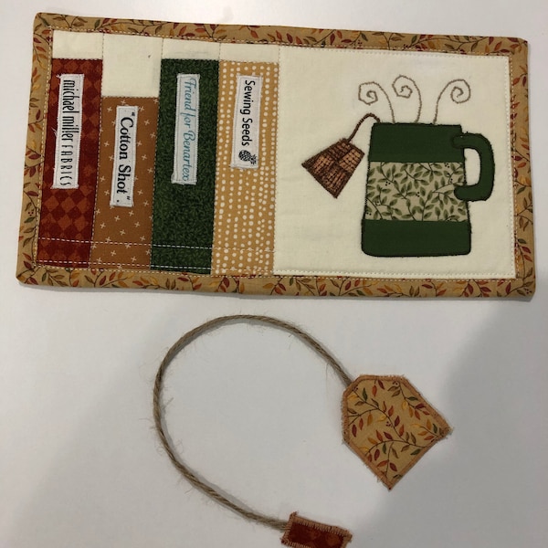 Tea and Books Mug Rug Pattern - Etsy