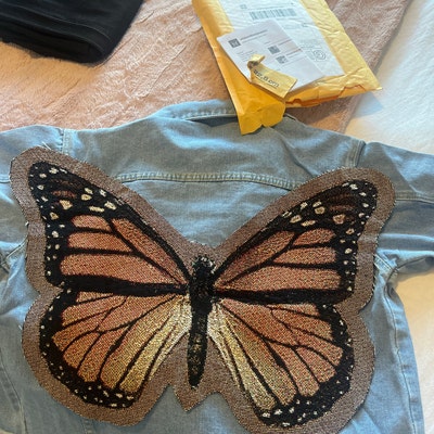 Bloom Butterfly Jacket Upcycled Made to Order - Etsy