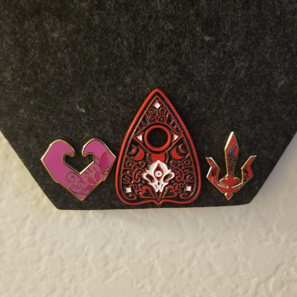 Hades Greek God Boons - Ares and Aphrodite Hard Enamel Pins - Etsy