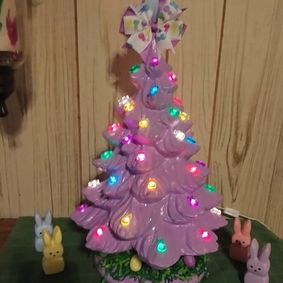 4 Ceramic Easter Peeps Pastel With Suger Coated Look - Etsy