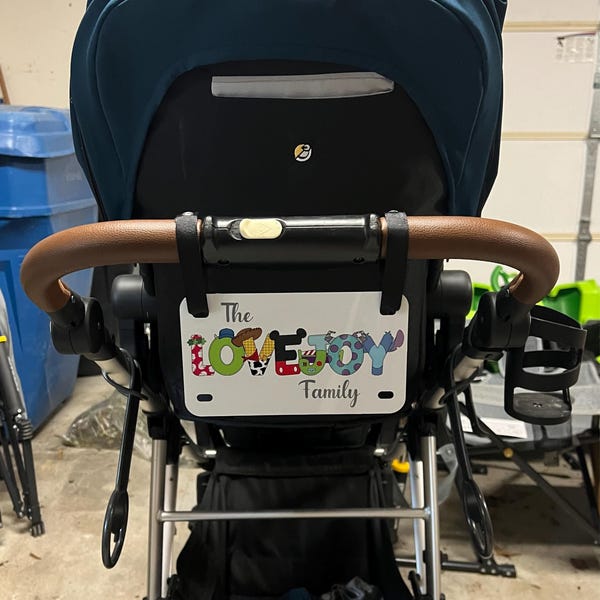 Personalized Stroller Sign, Amusement Park Sign, Quick Ship, Stroller ...