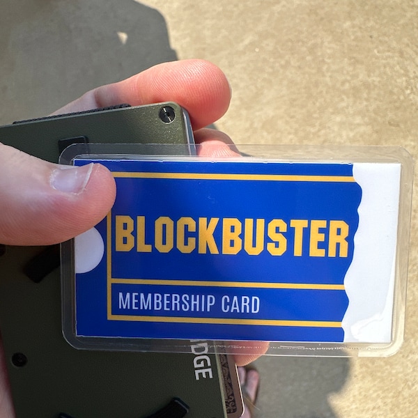 Blockbuster Membership Card - Etsy