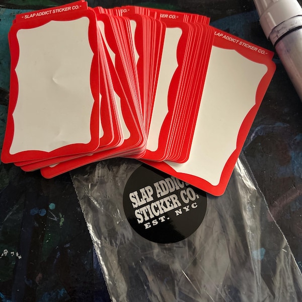 Hello My Name is Green Indestructible Eggshell Graffiti Sticker Pack of ...