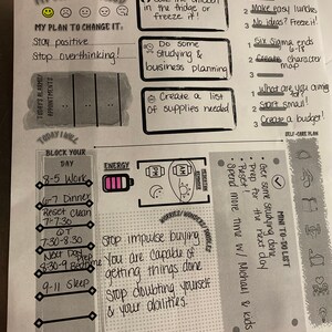 The Original Daily Planner/reflection Sheets for Unique Minds - Etsy