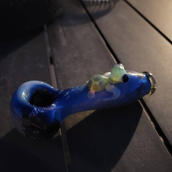 Slyme Space Turtle Critter Hand Blown Glass Pipe - Etsy