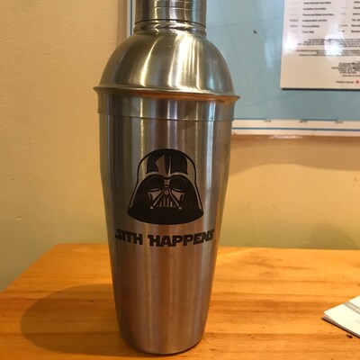 Personalized Cocktail Shaker, Laser Engraved Stainless Steel Cocktail ...