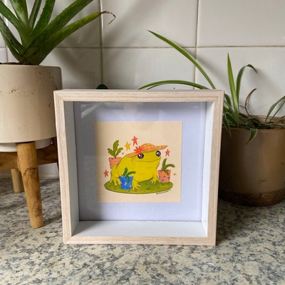 Cool Frog Vinyl Sticker, Waterproof Sticker, Realistic Frog Sticker ...