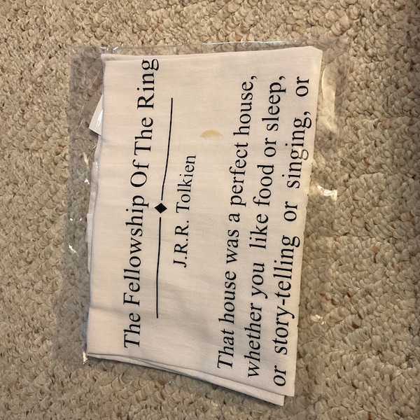 The Humblest Tasks Quote Tea Towel Dish Cloth, Louisa May Alcott ...