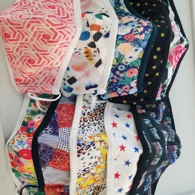 Custom Multi-pack Face Masks Mix & Match Adjustable / Select Your Own ...