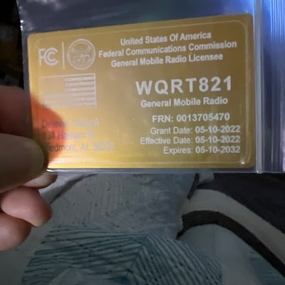 Real-sign™ FCC Amateur Radio License Plaque for Ham Radio Operators - Etsy