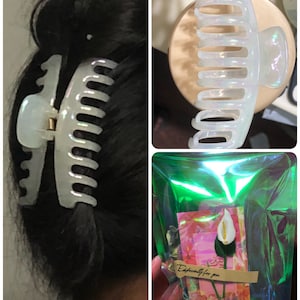 Large Transparent Twisted Hair Claw Clips/ Jelly Clear Twisted - Etsy