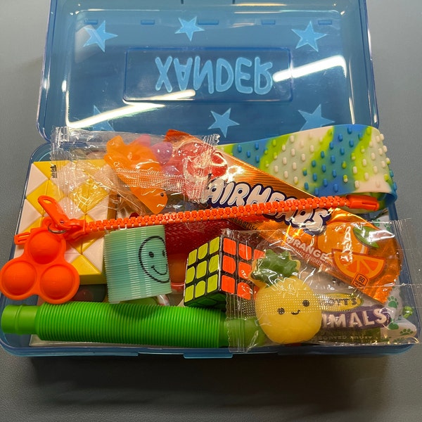 Personalized Fidget Box, Mystery Fidget Box, Fidget Toys Slime Candy ...