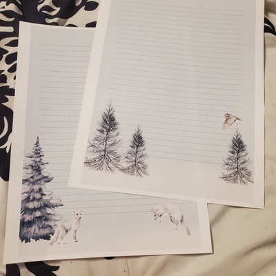 Summer Flowers Printable Stationery Floral Stationary Nature Writing ...