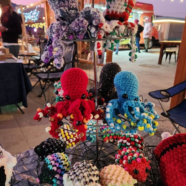 Beaded Fidget Octopus Crochet Pattern: Beginner Friendly, No Sew ...