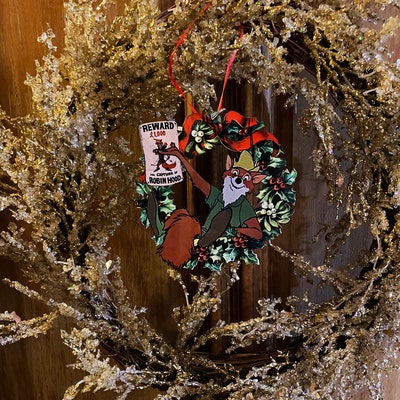 Robin Hood Christmas Wreath Ornament - Etsy