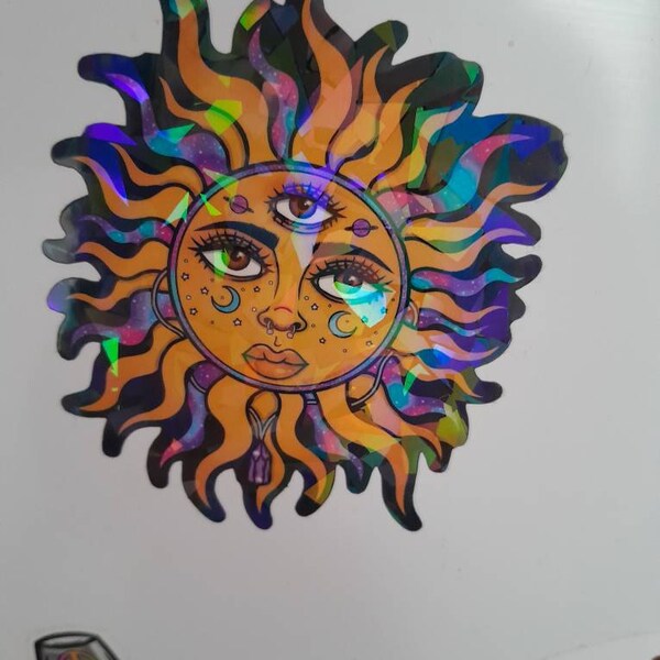 Trippy Mothy Sticker, Hippie, Vinyl Sticker, Trippy, Alien, Trippy Art ...