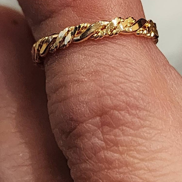 600-25 14K Yellow SOLID Gold Ring, Pattern Ring, Width2.5mm - Etsy