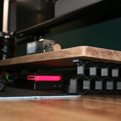 Honeycomb Pattern Monitor Stand Kit - Etsy