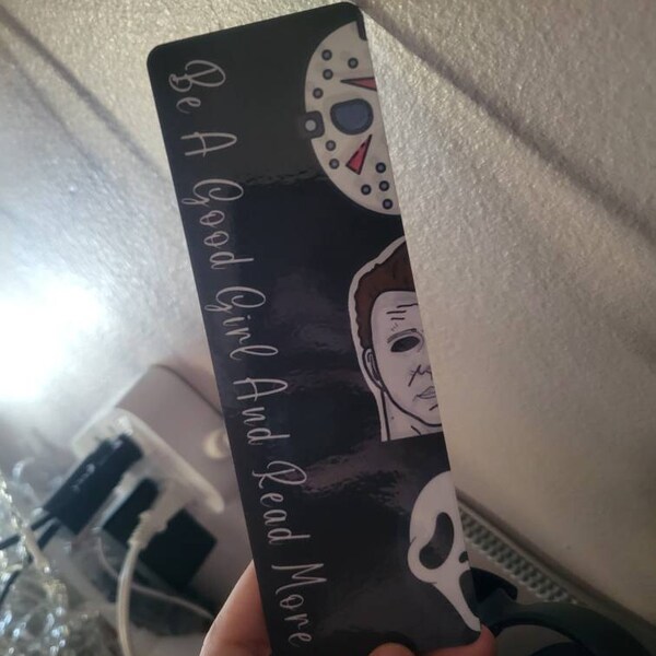 Masked Men Era Bookmarks, Ghostface Bookmark, Jason Voorhees Bookmark ...
