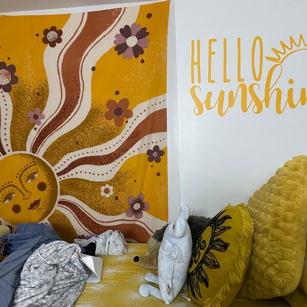 Hello Sunshine Decal - Good Morning Sunshine Wall Decal - Hello ...