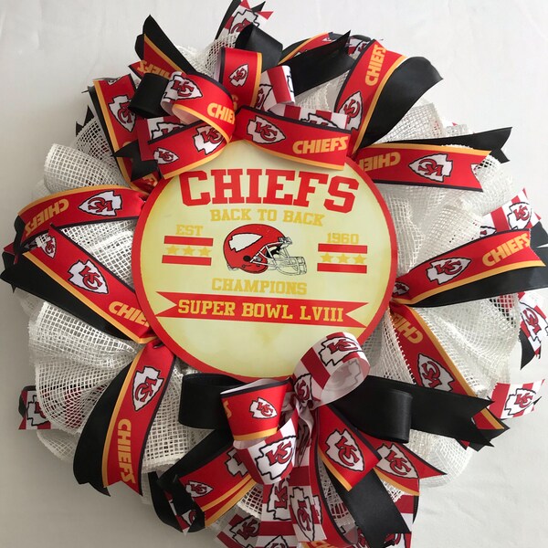 Kansas City Chiefs Inspired Grosgrain Ribbon And/or Coordinating 1 ...