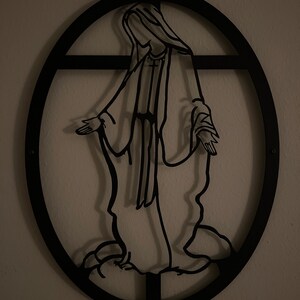 Set of Three Religious Metal Wall Art Jesus Christ Holy Virgin Mary ...
