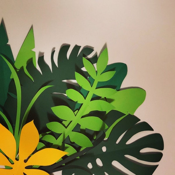 Background Plants for Papercraft 3D Sculptures, Paper Plants Home Decor ...