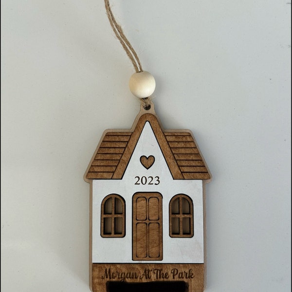 Boho House New Home Real Estate Ornament | Laser Glowforge SVG File - Etsy