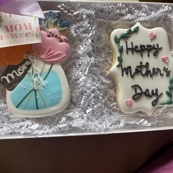 Coquette Bow Birthday Cookies, Celebrate Bow Themed Cookie, Set of 6-48 ...