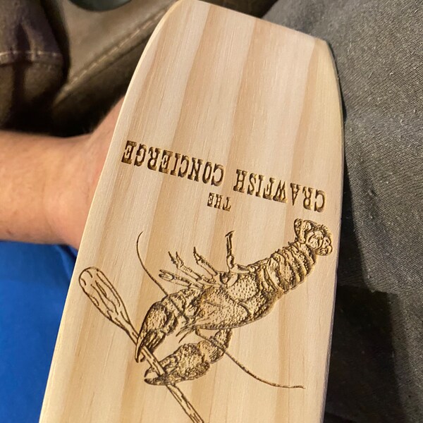Personalized Crawfish Boil 3 Ft Cooking Paddle - A Unique Gift for the ...