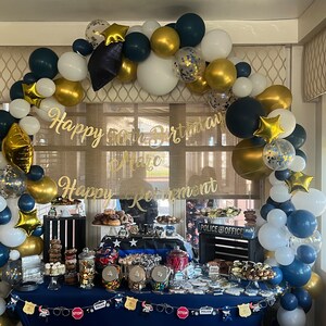 Personalized Age Name Happy Birthday Banner Gold Silver - Etsy