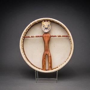 Buffalo Spirit Blessing Rattle Three Spirit Rattle Shamanic - Etsy