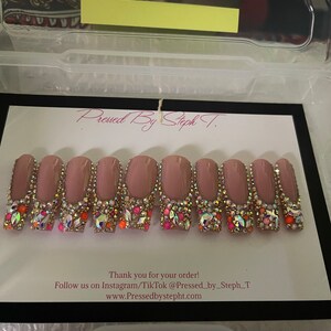 Charmed Beauty Luxury Nails Natural Nails Outline Nails Marble Nails ...