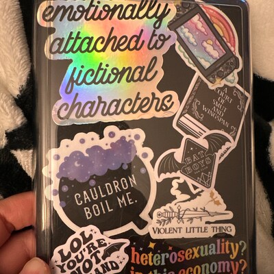 Books Heart Waterproof Sticker Reader Sticker Bookish Laptop - Etsy