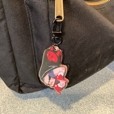 Devil and Angel Ghost Duo Keychains - Etsy