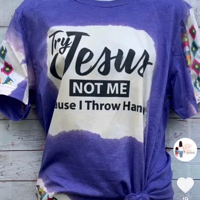 Try Jesus Not Me Svg God Svg Popular Svg Clipart/svg/png/dxf - Etsy