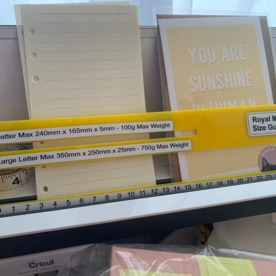 Royal Mail Size Guide for Letters and Large Letters in Acrylic or Wood ...