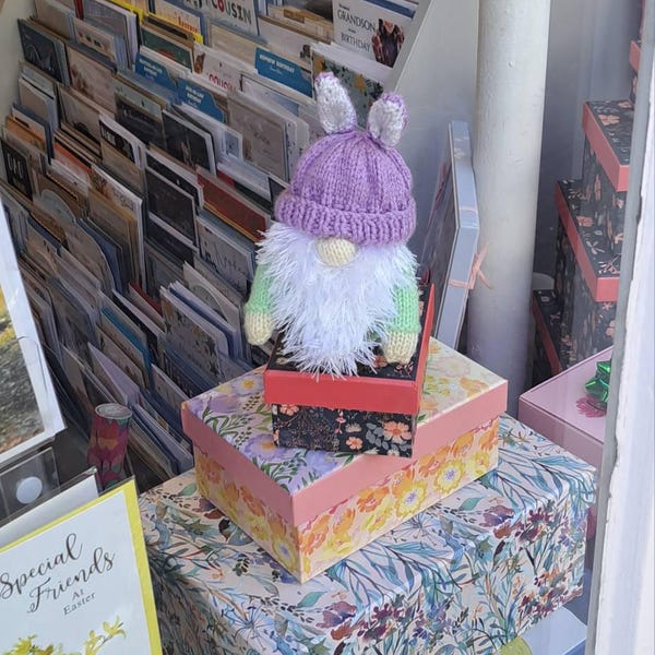 PDF Knitting Pattern Easter Bunny Gonk Gnome Toy Ornament Chocolate ...