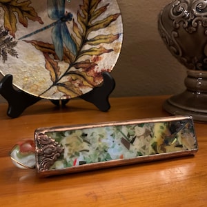 Butch Stained Glass Black and White Cat - Etsy