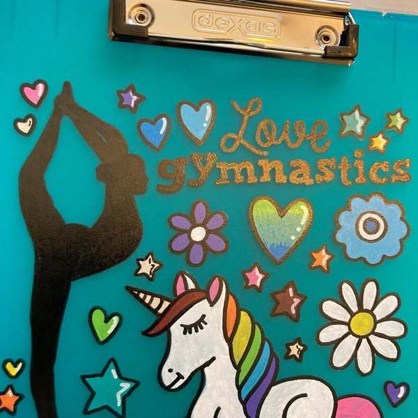 Handpainted Personalized Clipboard Case, Clipboard Case, Clipcase for ...