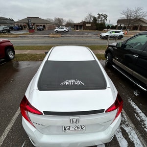 Custom Windshield Decal Insert Your Own Text - Etsy