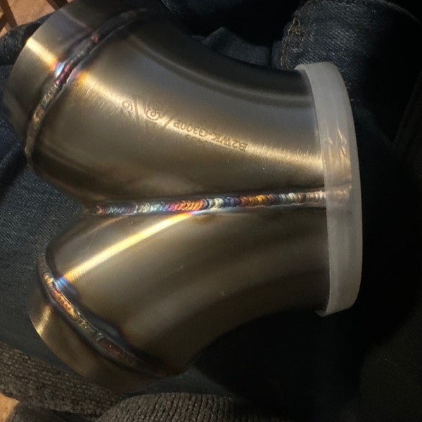 Merge Collector Dual 2.5" to Single 2.75" .065 304 Stainless Tig Welded ...