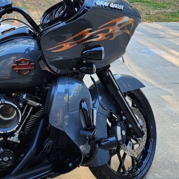 Screaming American Bald Eagle Flame Decals in 56 Colors for Motorcycle ...