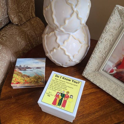 Do I Know You Bible Character Matching Card Game - Etsy