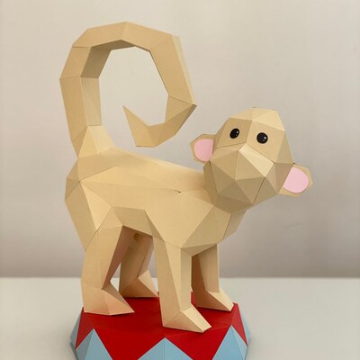 Cactus 2 Patterns 3d Papercraft. You Get SVG and PDF Digital File ...