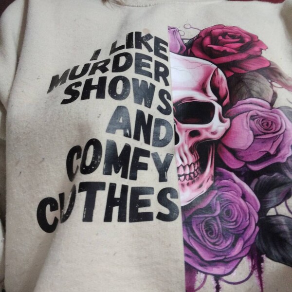 Murder Show and Comfy Clothes Sweatshirt, True Crime Shirt, Forensic ...