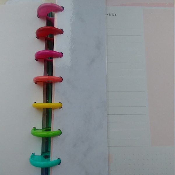 Foiled Planner Page Marker, Marbled Bookmark, Today, Weekly and Monthly ...